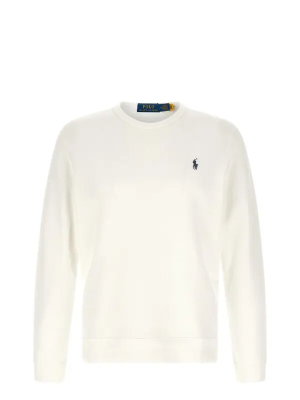 Polo Ralph Lauren Loopback Cotton Sweatshirt - White