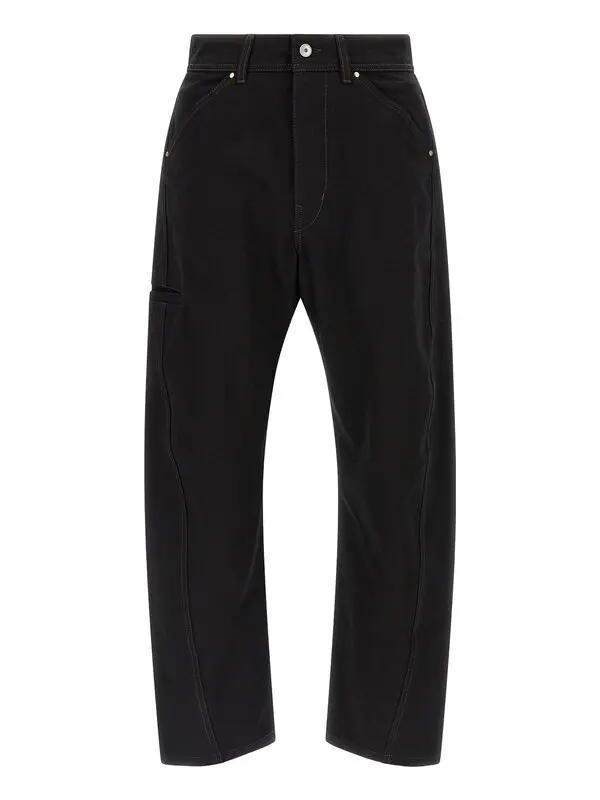 LEMAIRE Twisted Workwear Jeans - Black