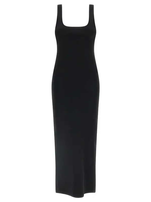 ENTIRE STUDIOS Squared Neckline Dress - Black