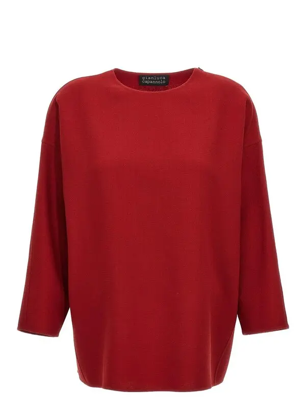 GIANLUCA CAPANNOLO Bettina' Top - Red