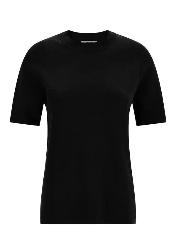 ENTIRE STUDIOS Mercerized Cotton T-shirt - Black