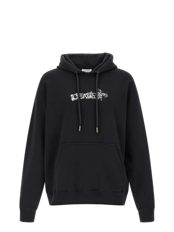 Off-White Heraldic Arrow Skate Hoodie - Black