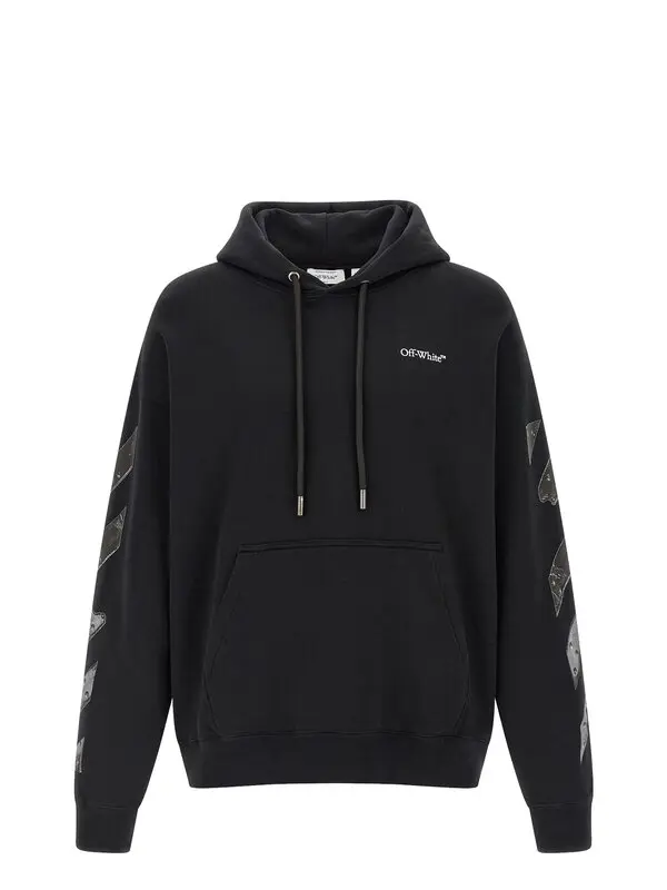 Off-White Metal Arrow Skate Hoodie - Black