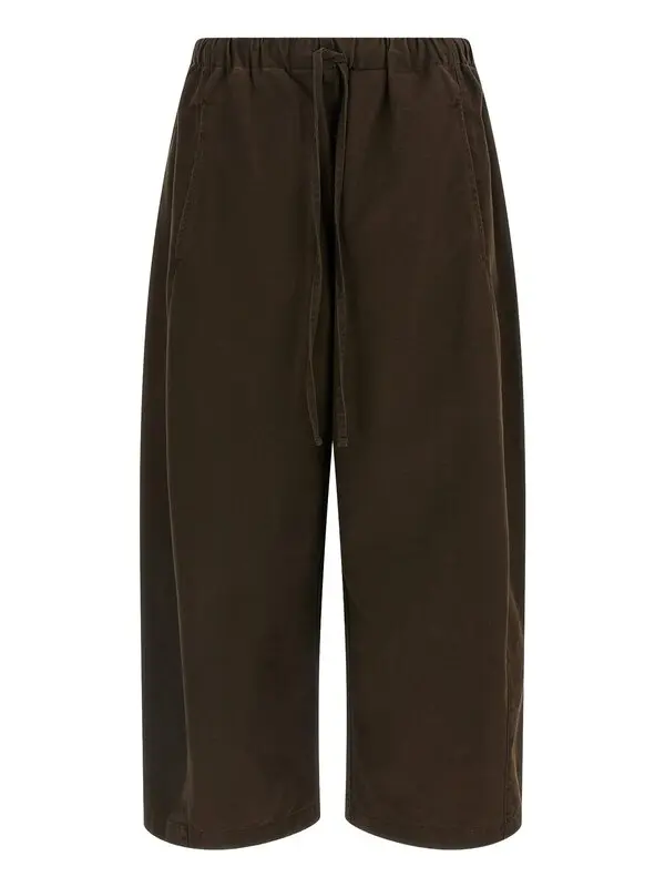 ENTIRE STUDIOS Loft Cotton Trousers - Brown