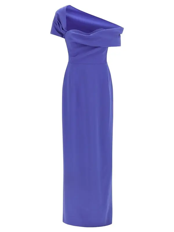 Carolina Herrera Cady Column Dress - Blue