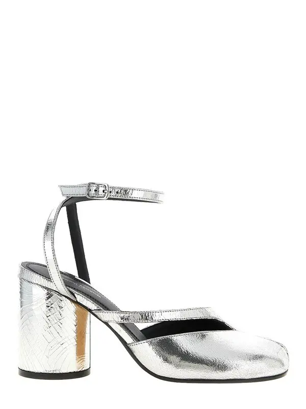 MAISON MARGIELA Tabi Sandals - Silver