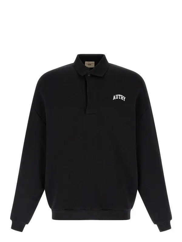 AUTRY College' Polo Shirt - Black