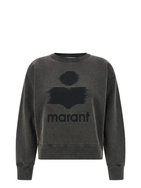 MARANT ETOILE Mobyli Cotton Sweatshirt - Gray