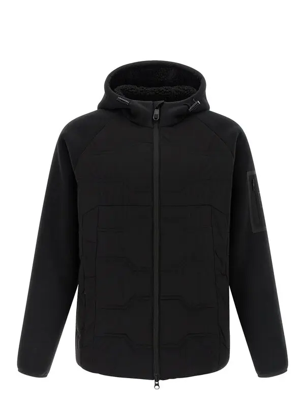 Hugo Boss Hole19 Hybrid Fleece Jacket - Black