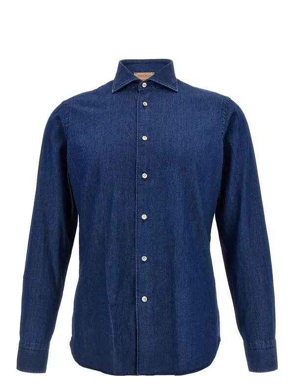 BORRIELLO NAPOLI Marechiaro' Shirt - Blue