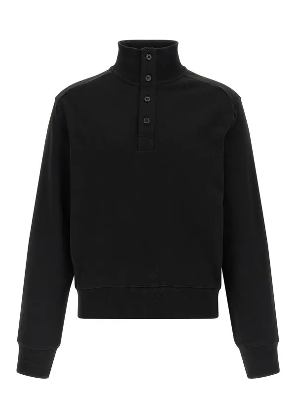 ENTIRE STUDIOS Port Cotton Sweater - Black