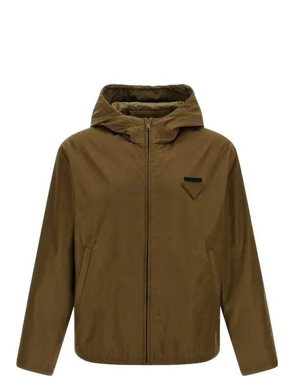 Prada Re-nylon Anorak - Green