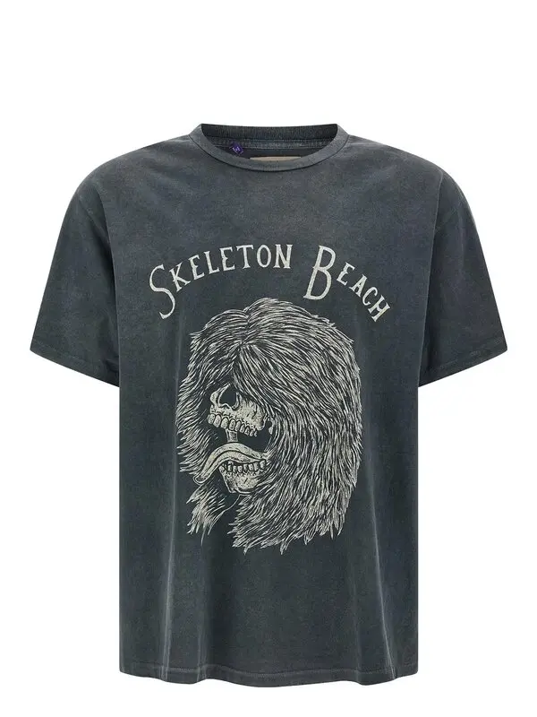 GALLERY DEPT. Skeleton Beach Grit' T-shirt - Black