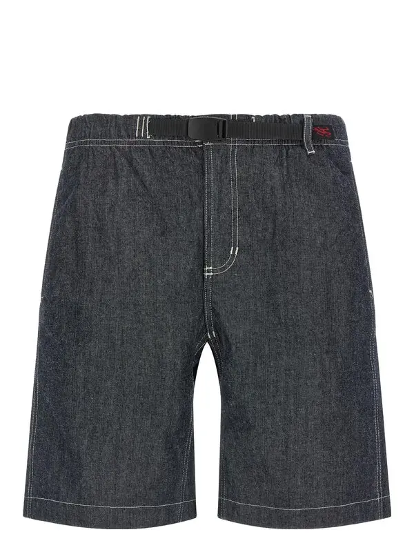 Gramicci Japanese Chambray Bermuda Shorts - Blue