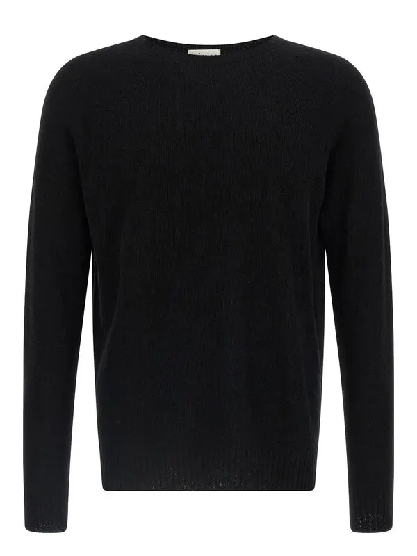 MA'RY'YA Spongy Effect Sweater - Black
