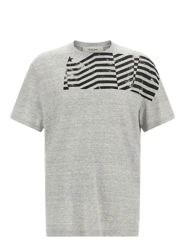 GOLDEN GOOSE Journey' T-shirt - Gray