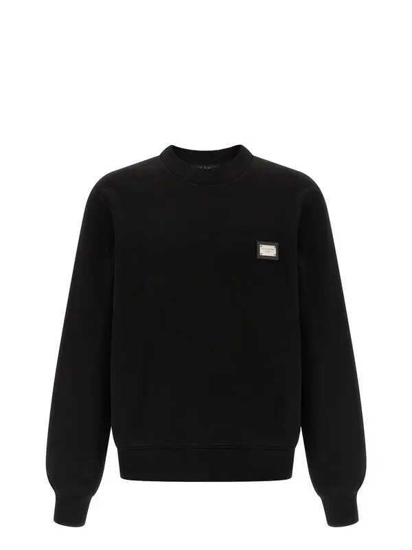 Dolce & Gabbana Logo Plate Sweatshirt - Black