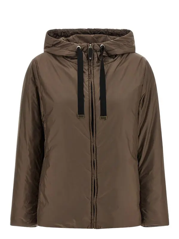 Max Mara Cameluxe Waterproof Canvas Jacket - Brown