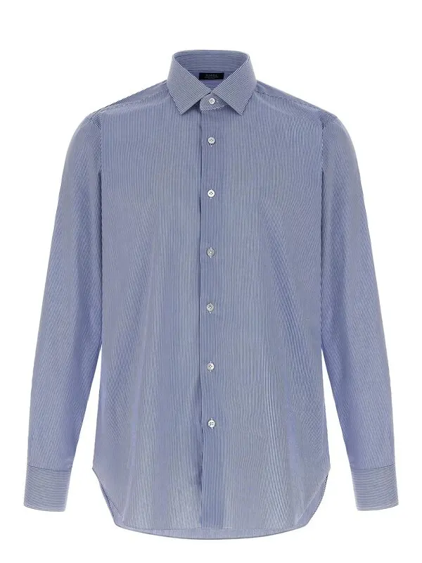 BARBA NAPOLI Striped Shirt - Blue