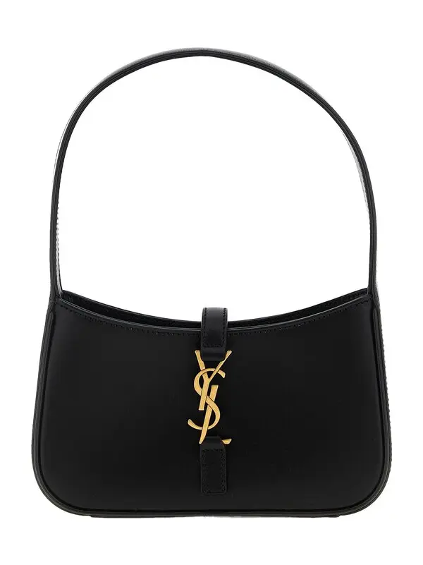 Saint Laurent Hobo Le 5 À 7' Mini Handbag - Black