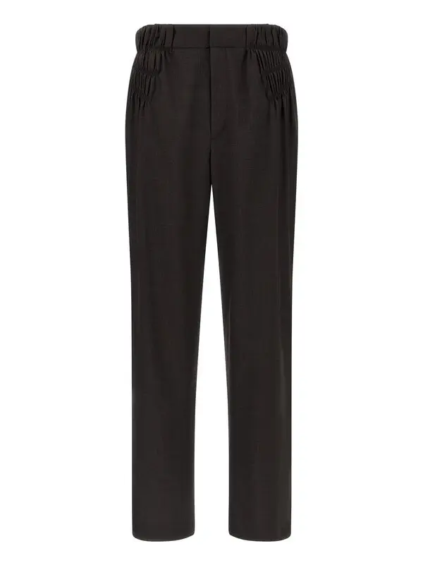KIKO KOSTADINOV Minna Wool Trousers - Brown