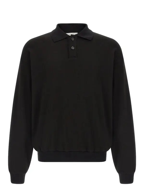 THE ROW Ry Top' Polo Shirt - Black