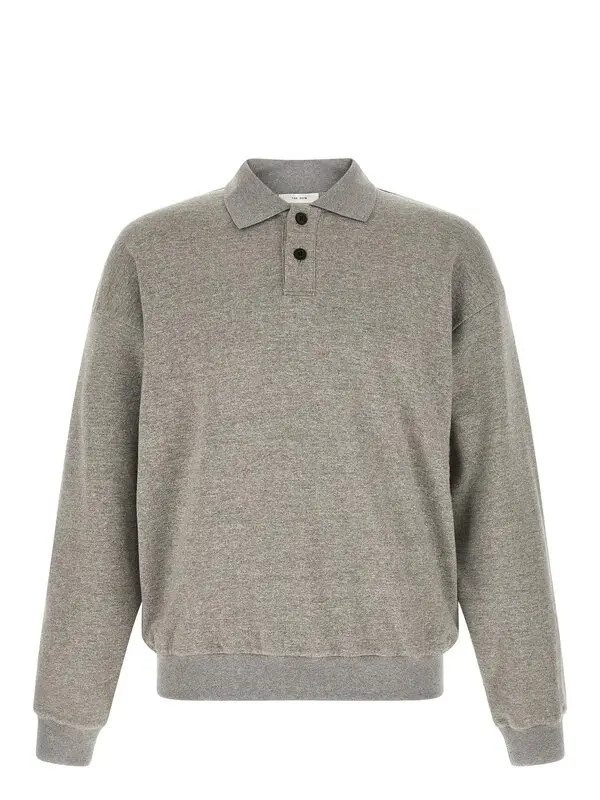 THE ROW Ry Top' Polo Shirt - Gray