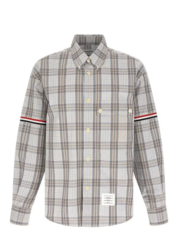 Thom Browne Oversized Rwb' Shirt - Multi