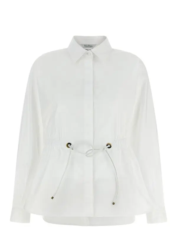 Max Mara Cotton Poplin Shirt - White