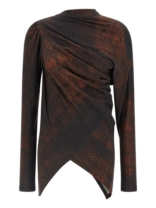 KIKO KOSTADINOV Simpson Top - Brown