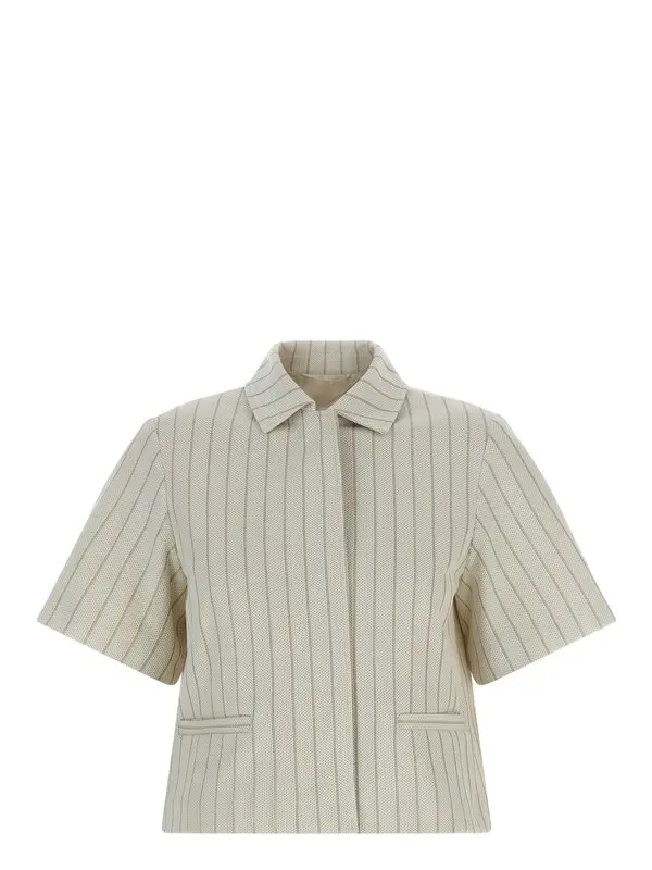 Max Mara Mxmangio Cotton Jersey Jacket - Beige