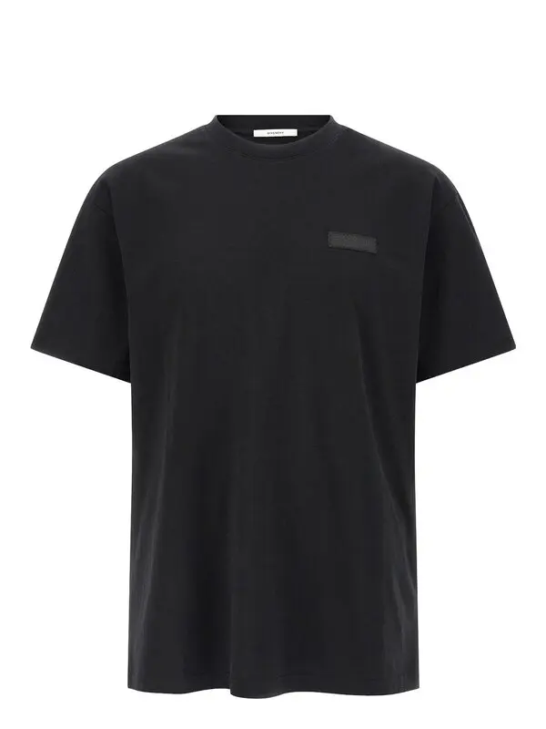 Givenchy Paris' Grosgrain T-shirt - Black