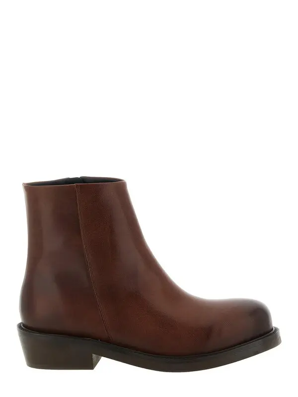 Séfr Lerato Leather Boots - Brown