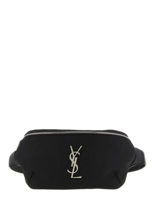 Saint Laurent Cassandre Waist Bag - Black