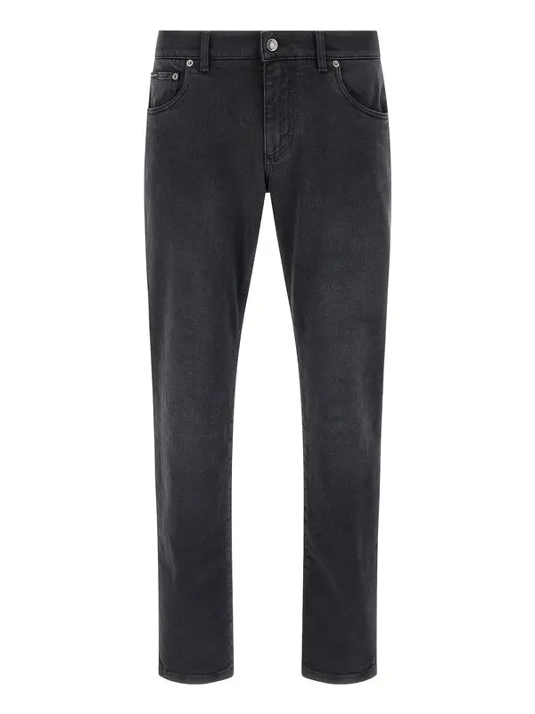 Dolce & Gabbana Stretch Denim Jeans - Black