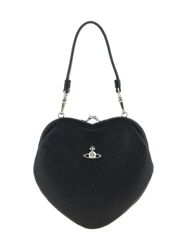 VIVIENNE WESTWOOD Belle Heart Frame' Handbag - Black