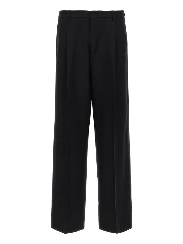 CELLAR DOOR Jona P Stretch Wool Pants - Black
