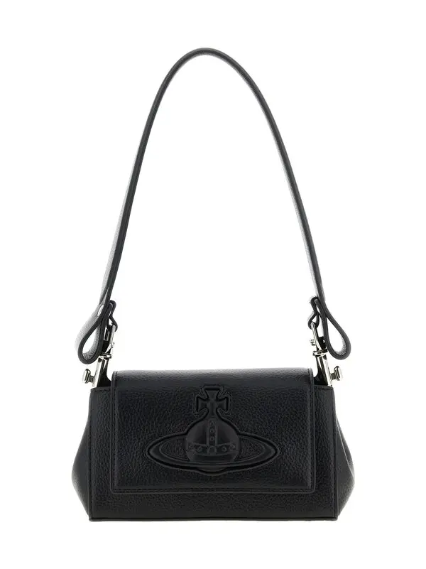 VIVIENNE WESTWOOD Hazel Small Shoulder Bag - Black