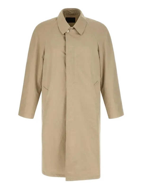 Prada Cotton Trench Coat - Beige