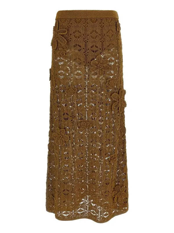 Pinko Anthemis' Skirt - Brown