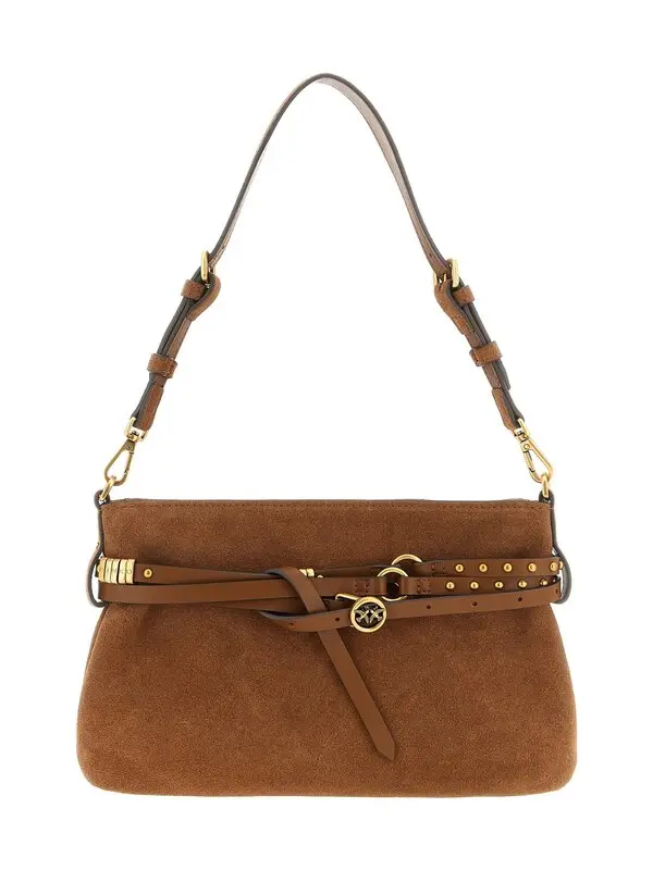 Pinko Belt Mini Small Shoulder Bag - Brown