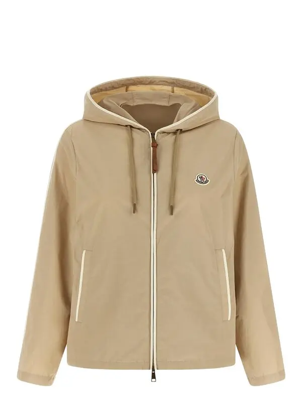 Moncler Sarracenia Hooded Jacket - Beige