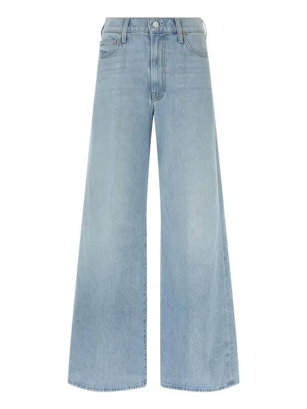 MOTHER The Ditcher Roller Skimp Jeans - Light Blue
