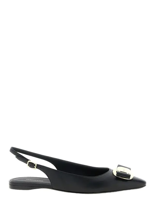 FERRAGAMO Zelmy Slingback - Black