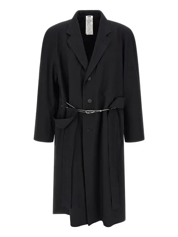 MAGLIANO Raglan Chic Release Trench Coat - Black