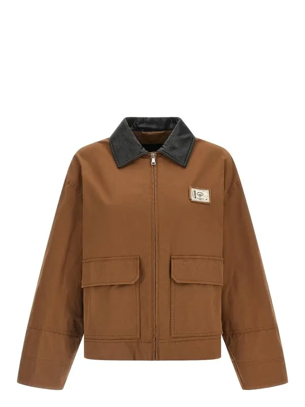 Max Mara Freccia Cotton Canvas Jacket - Brown