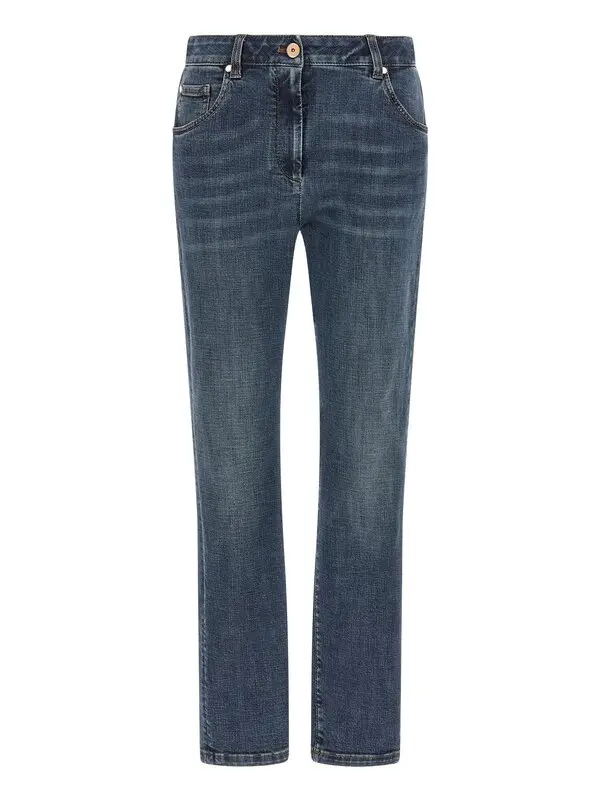 Brunello Cucinelli Monile Denim Jeans - Blue