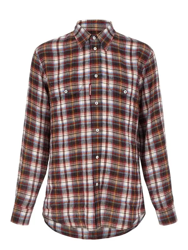 Dsquared2 Canadian Vintage' Shirt - Red