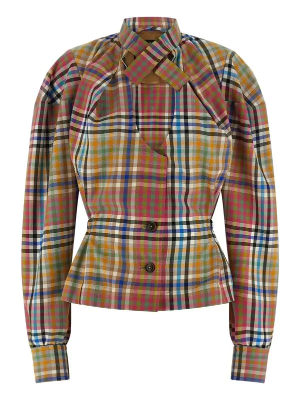VIVIENNE WESTWOOD Vase Ensemble Wool Blazer - Multi