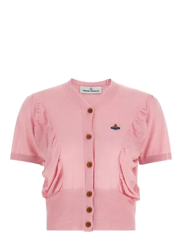 VIVIENNE WESTWOOD Pamela Wool And Silk Blend Sweater - Pink